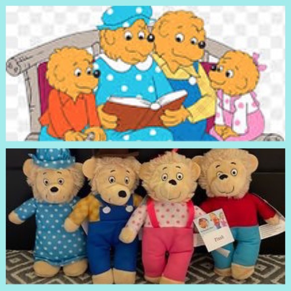 Berenstein Bears | Toys | Nwt Berenstain Bears Bundlelot 4 Plushies ...